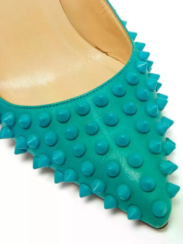 CHRISTIAN LOUBOUTIN Pigalle Spikes Pumps - Blue