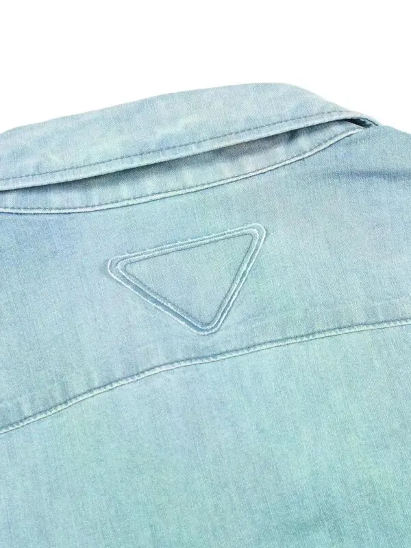 Prada Long-sleeve Denim Shirt