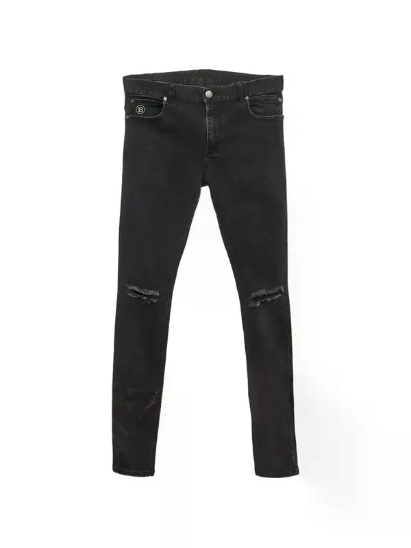Balmain Distressed-effect Ultra-skinny Jeans
