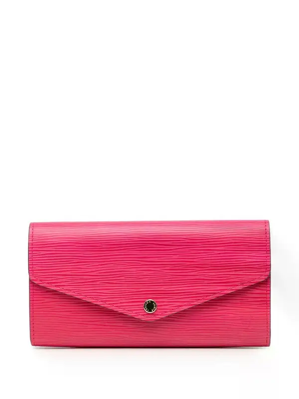 LOUIS VUITTON 2017 Epi Sarah Wallet Long Wallets - Pink