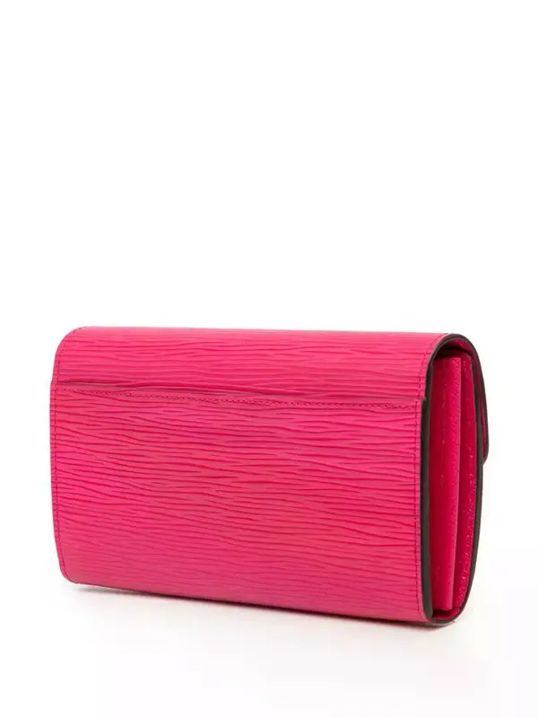 LOUIS VUITTON 2017 Epi Sarah Wallet Long Wallets