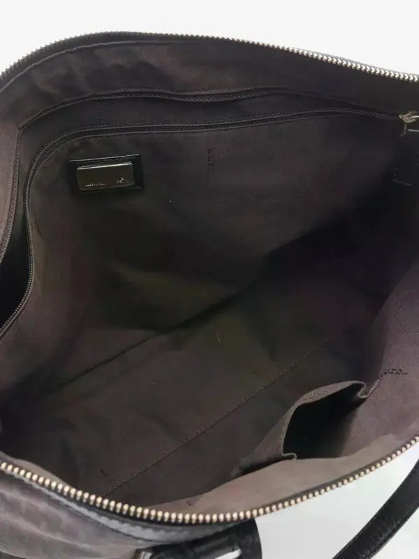 Fendi Zucchino Tote Bag - Brown