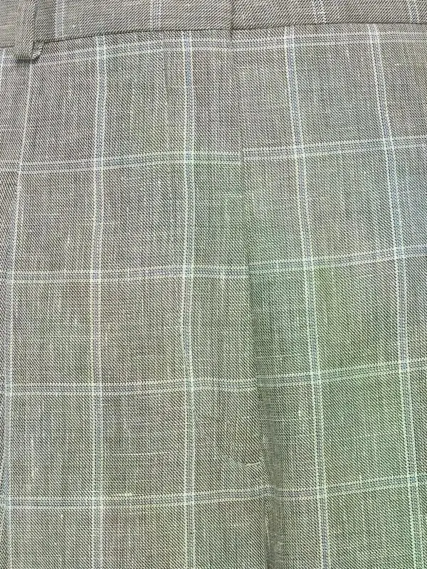 Sandro Checked Wide-leg Trousers