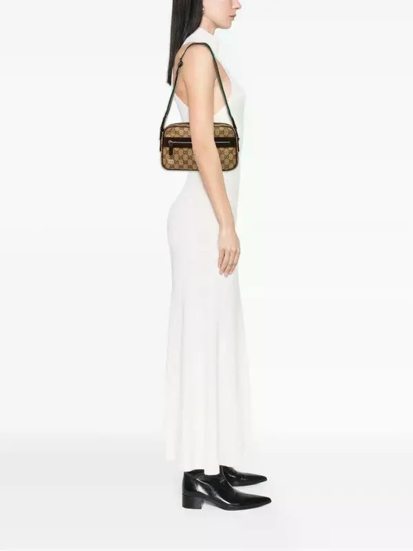 Gucci Gg Canvas Web Pop Shoulder Bag