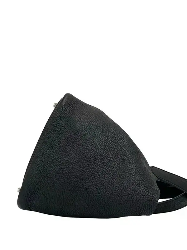 Hermès Clemence Picotin Lock 22 Handbag - Black