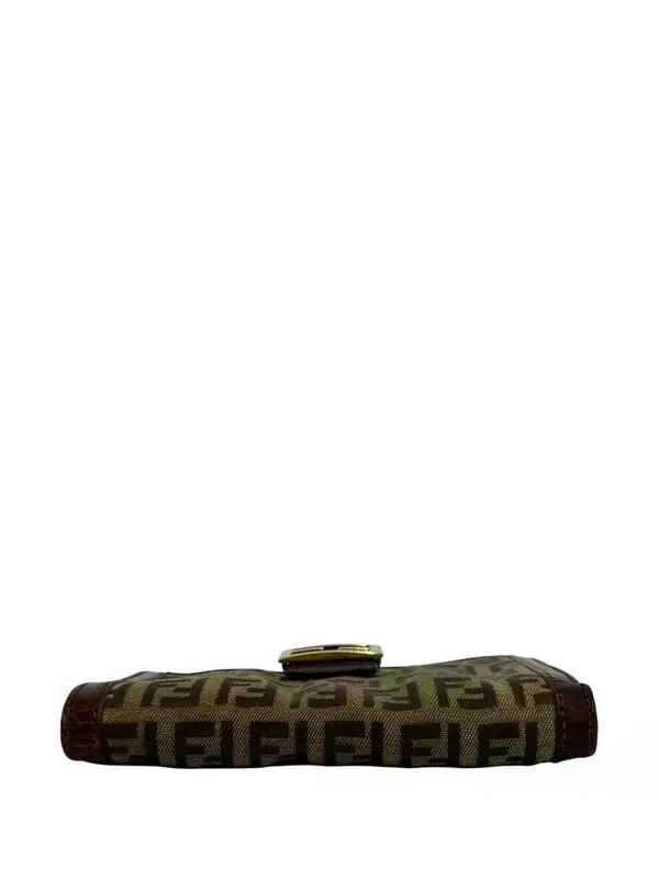 Fendi 2000-2010 Zucchino Canvas Bifold Wallet Small Wallets - Neutrals