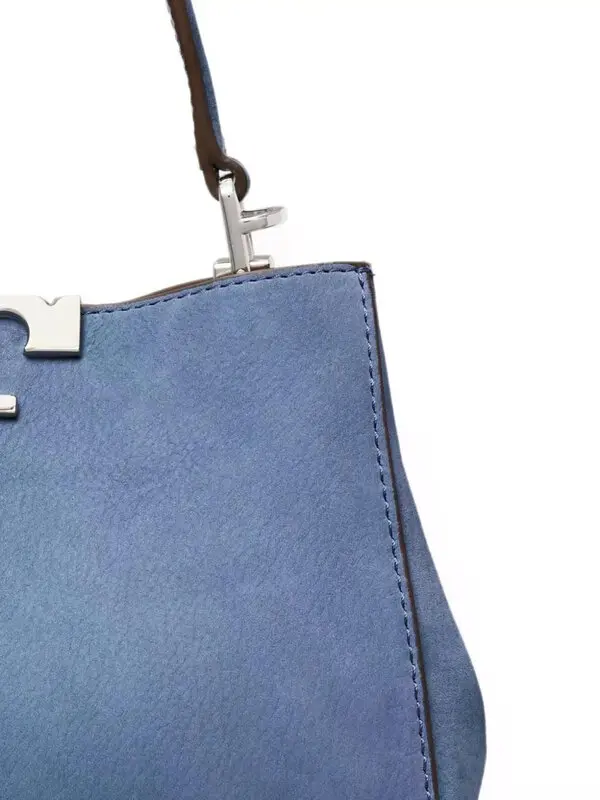 Tory Burch Eleanor Mini Nubuck Satchel - Blue