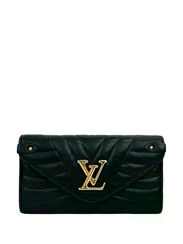 LOUIS VUITTON 2018 New Wave Wallet Long Wallets - Black