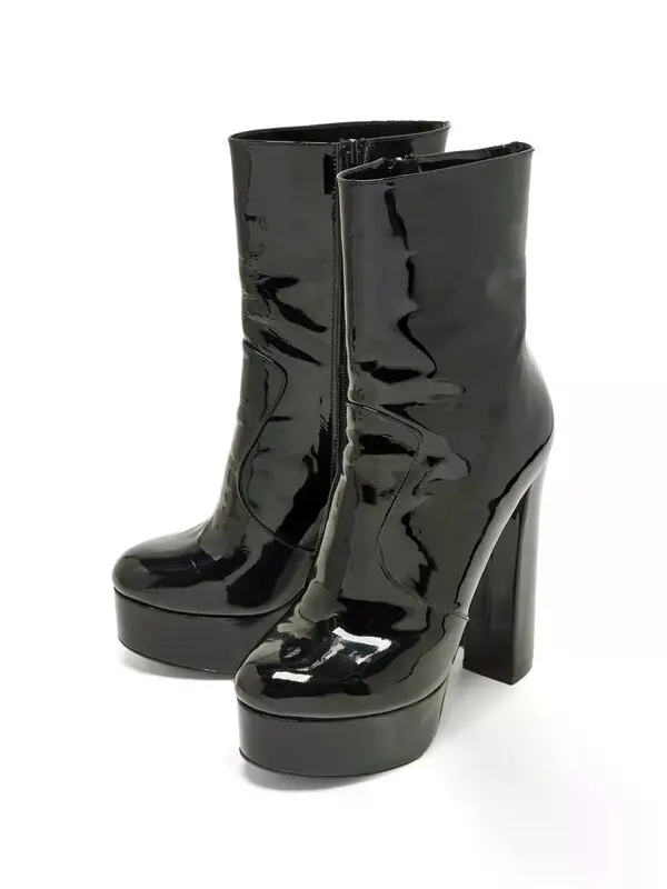 ANDREA WAZEN Leather Ankle Boots
