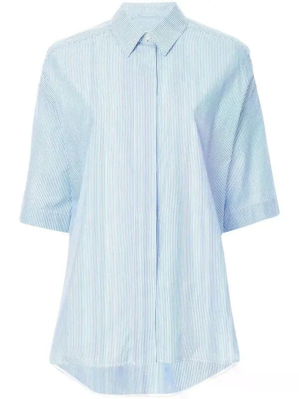 WALK OF SHAME Double Sleeved Striped Shirt