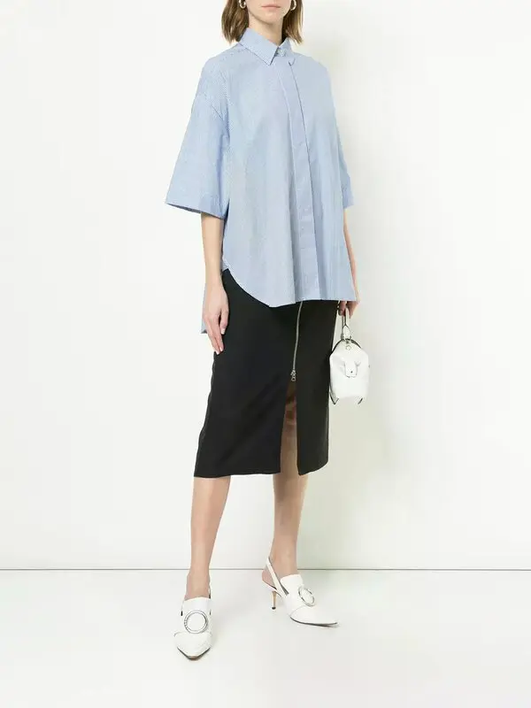 WALK OF SHAME Double Sleeved Striped Shirt