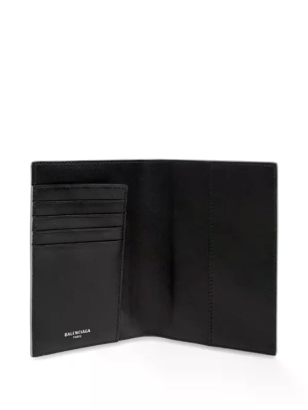 Balenciaga Embellished Passport Calfskin Cardholder