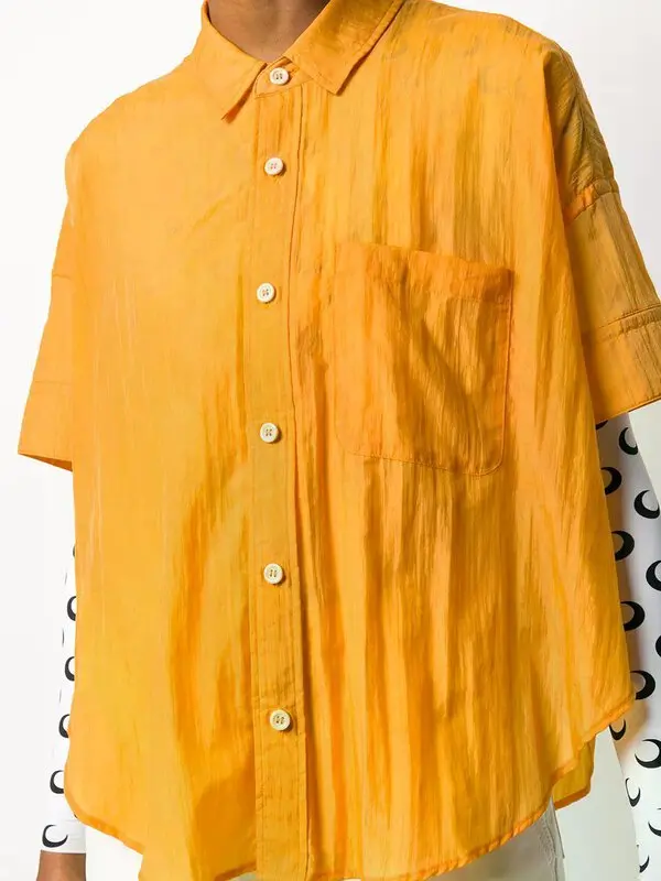 Julien David Crinkled Effect Shirt