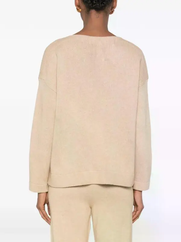 SERGIO MORETTI FIRENZE Boat Neck Long Sleeve Sweater