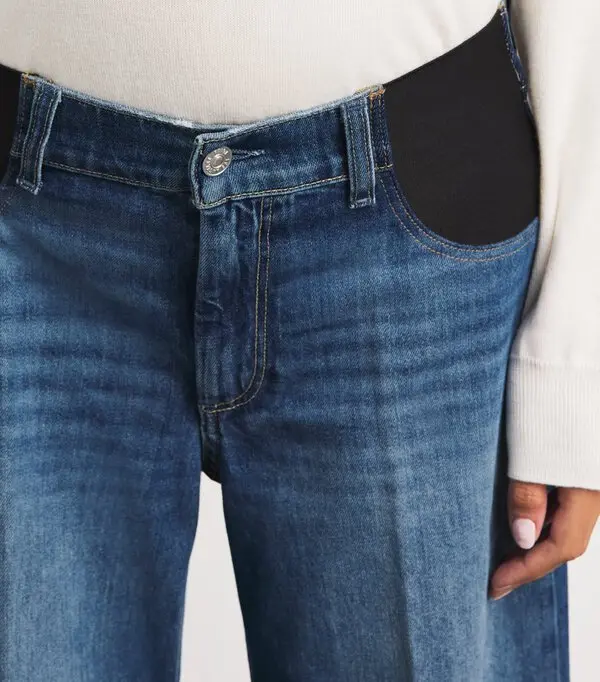 Paige Sasha Wide Leg Maternity Jeans