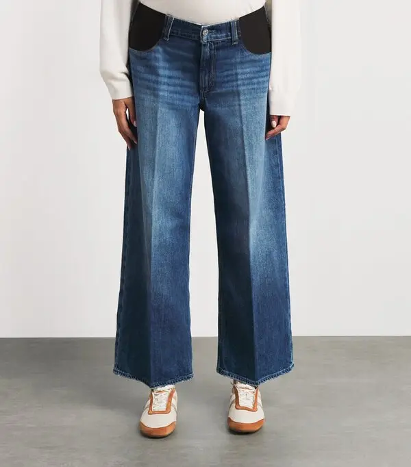 Paige Sasha Wide Leg Maternity Jeans