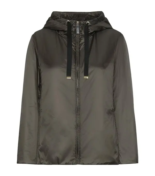Max Mara Padded Hooded Jacket - Brown