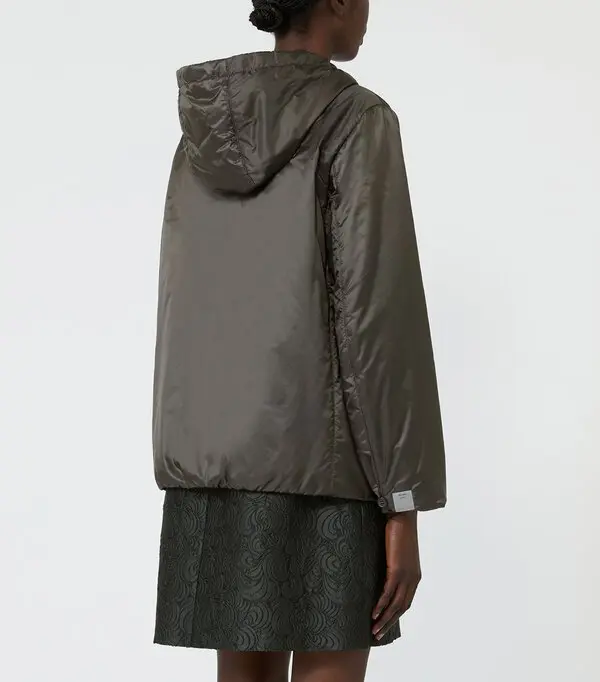 Max Mara Padded Hooded Jacket - Brown