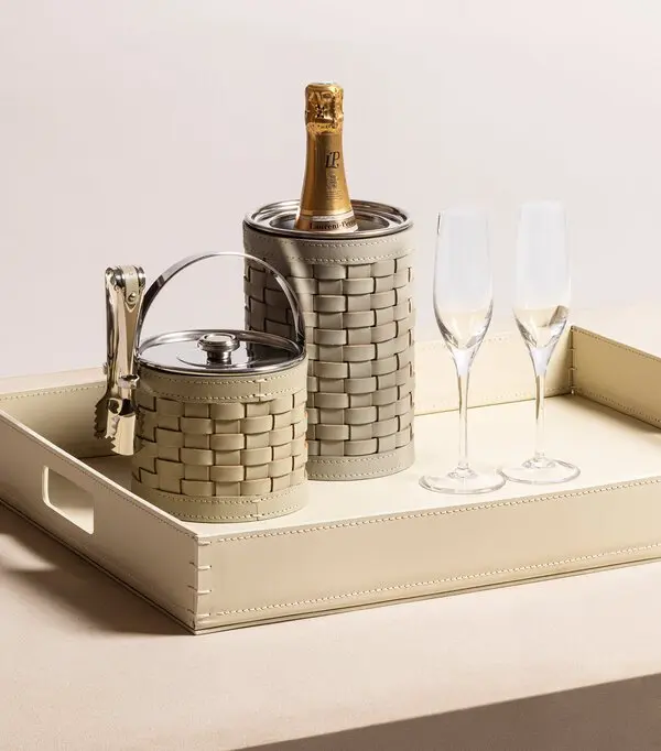 RIVIERE Leather Barcelona Tray