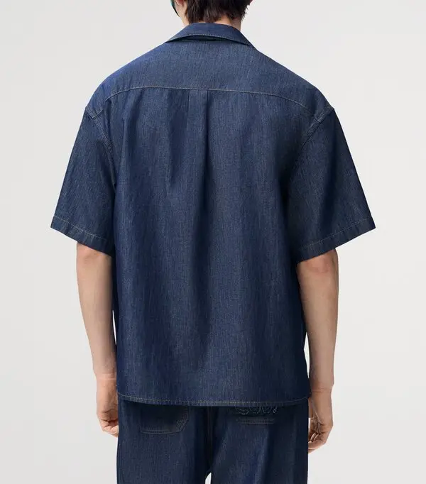 Loewe Chambray Short-sleeve Shirt