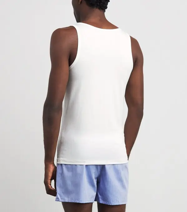 Falke Egyptian Cotton Vests Pack Of 2 - White