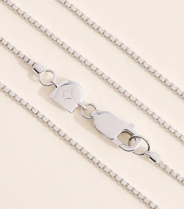 ASTRID & MIYU Sterling Essential Box Chain Necklace