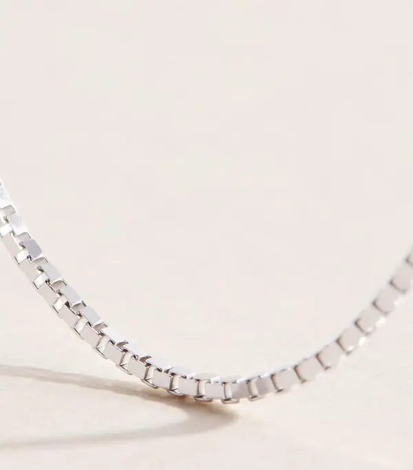 ASTRID & MIYU Sterling Essential Box Chain Necklace