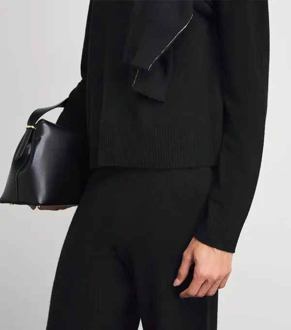Soft Goat Cashmere Sweater And Trousers Set