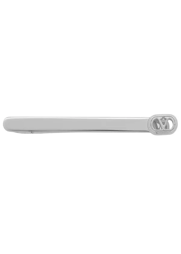 Valentino Garavani Vlogo Tie Clip - Silver