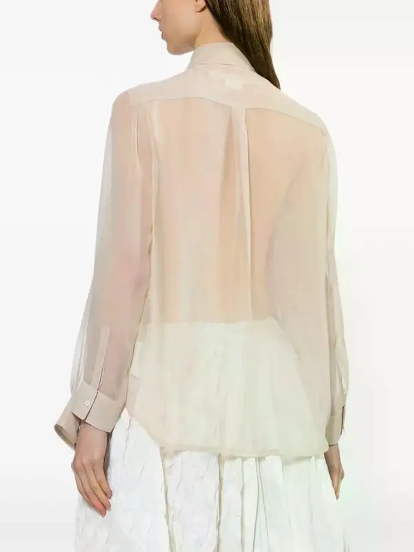Comme Des Garçons Ruffled Blouse