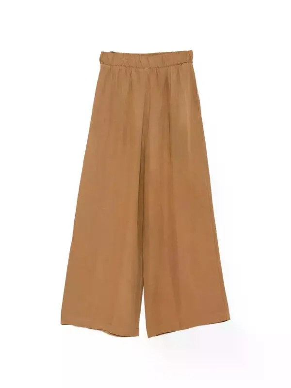MOUTAKI Palazzo Pants With Elasticated Waistband