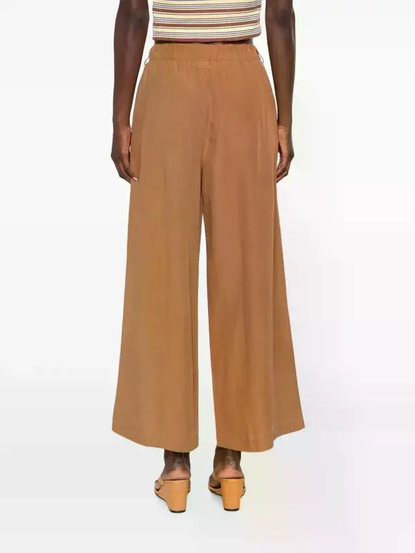 MOUTAKI Palazzo Pants With Elasticated Waistband
