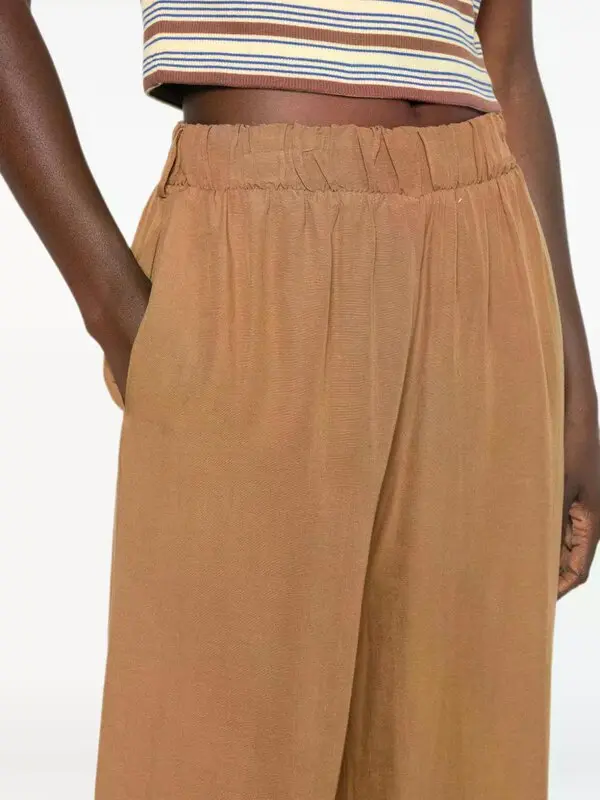 MOUTAKI Palazzo Pants With Elasticated Waistband