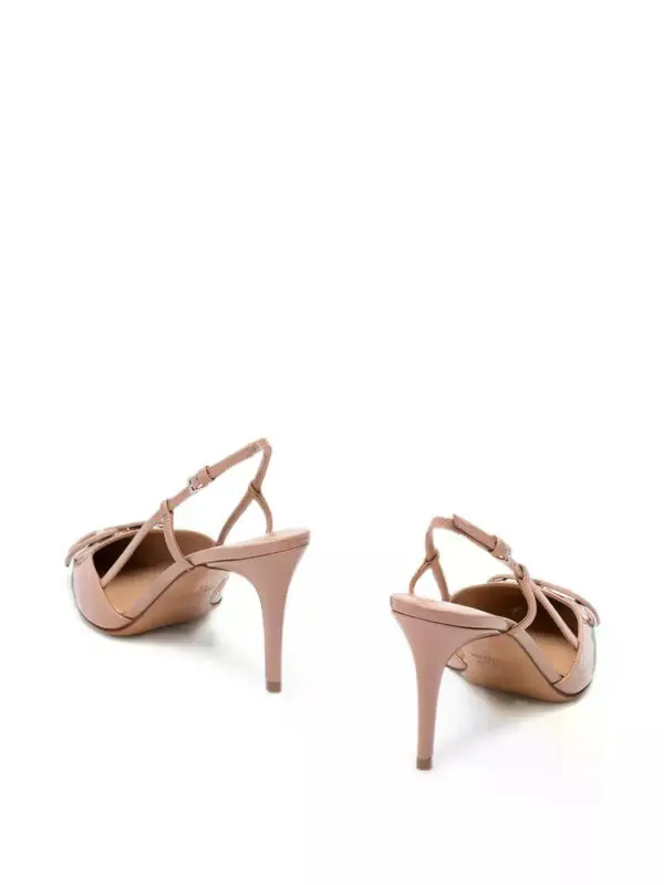 Valentino Garavani Vlogo Signature Patent Leather Pumps - Neutrals
