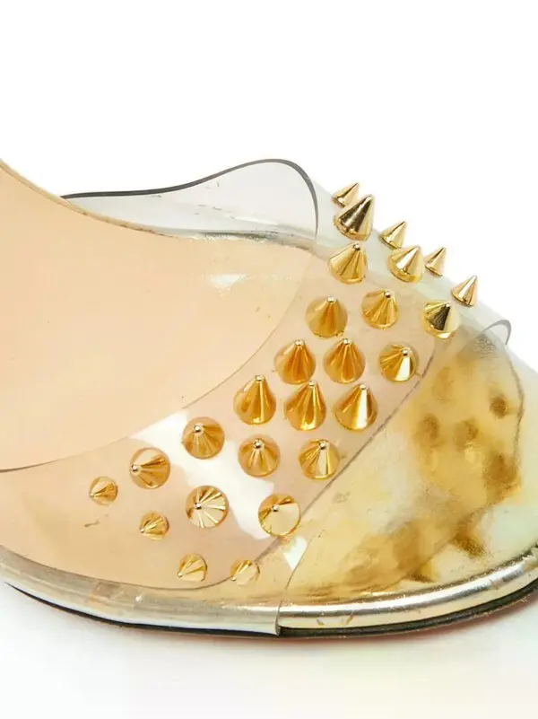 CHRISTIAN LOUBOUTIN Barbarissima Spiked Ankle Strap Sandals
