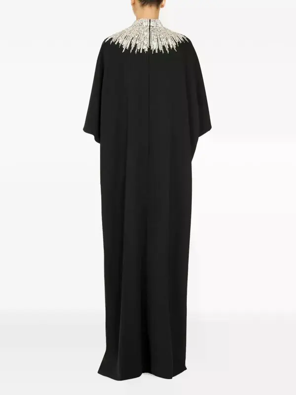 Jenny Packham Embellished Neck Dress