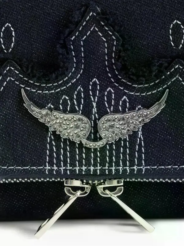 Zadig&Voltaire Rock Denim Clutch