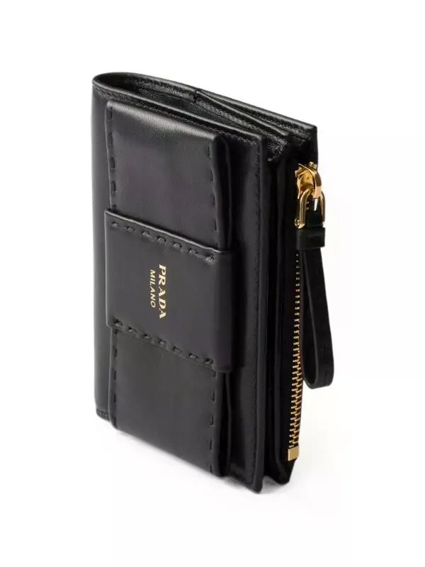 Prada Small Nappa-leather Wallet With Bow