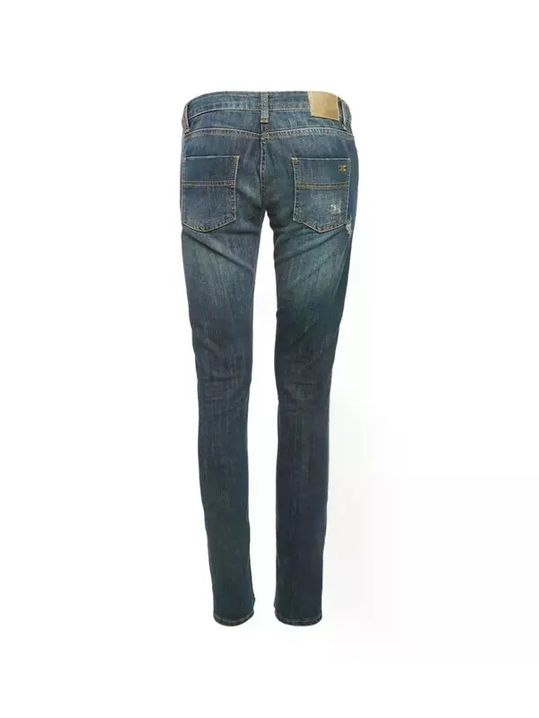 Elisabetta Franchi Distressed Finish Denim Jeans