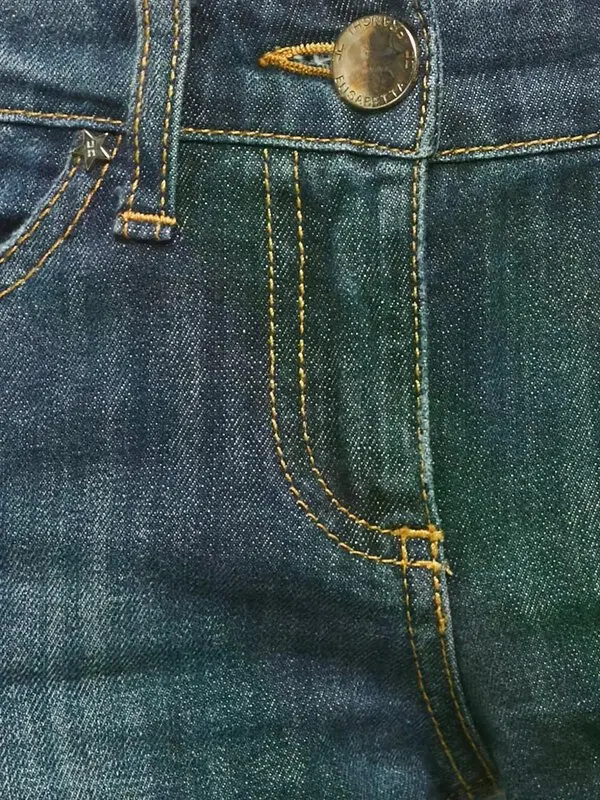 Elisabetta Franchi Distressed Finish Denim Jeans