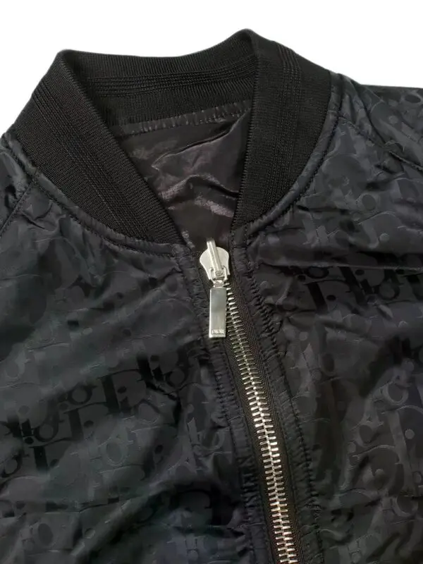 Dior Reversible Oblique Bomber Jacket - Black