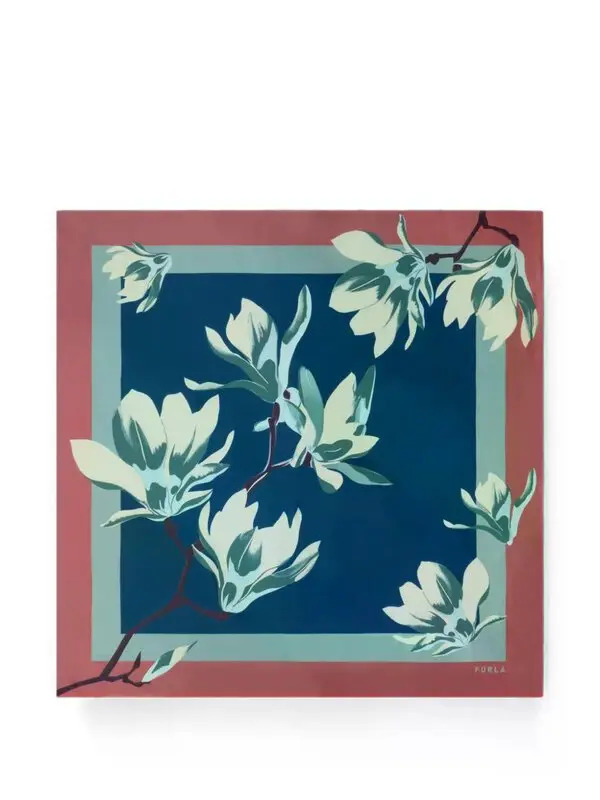Furla Tortona Carré Scarf - Blue