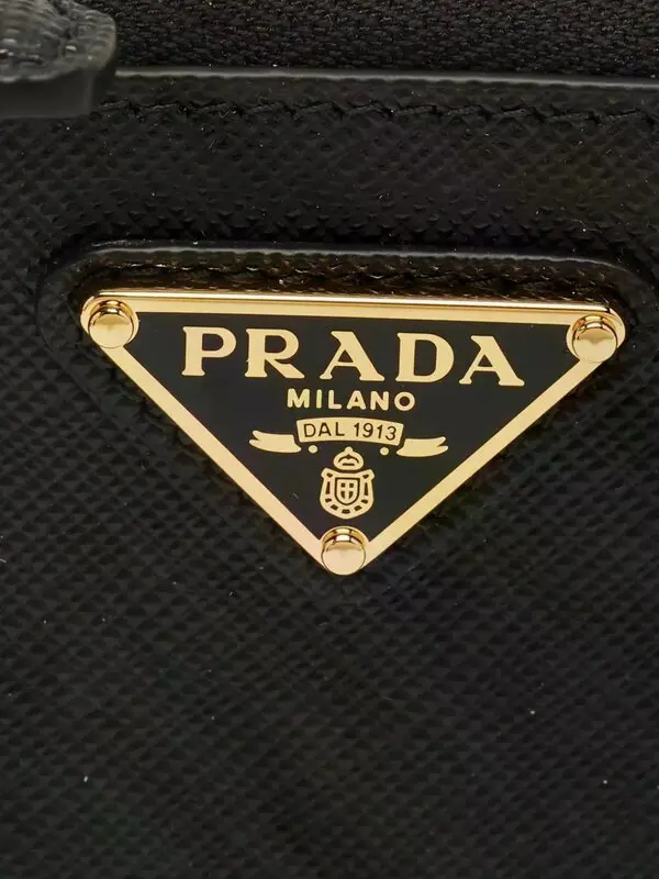 Prada Saffiano-leather Zip Card Case