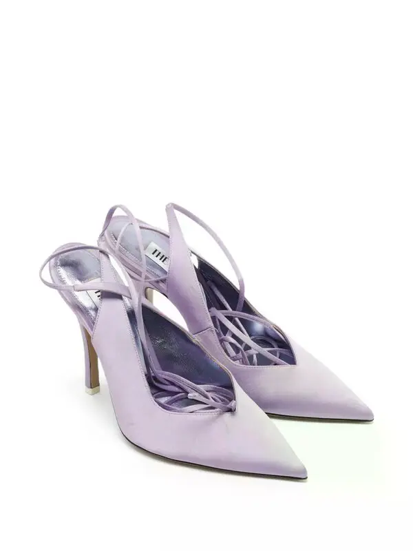 Attico Venus Ankle-wrap Stiletto Pumps