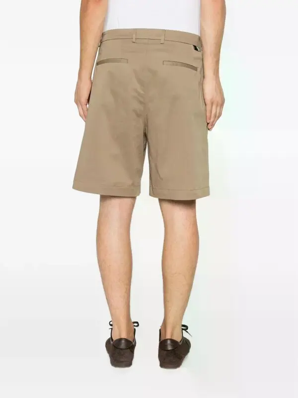 LOW BRAND Tailored Shorts With Pleated Detail
