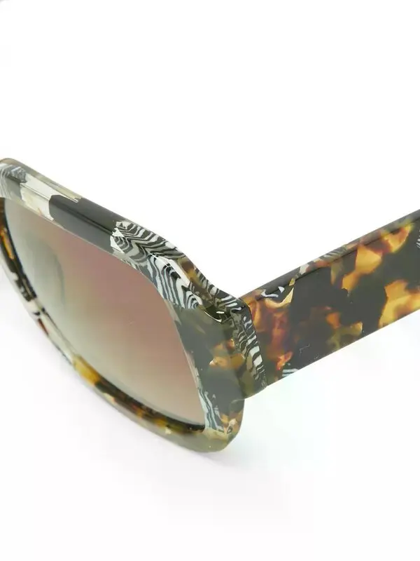 FLATLIST Tishkoff Safari Square-frame Sunglasses