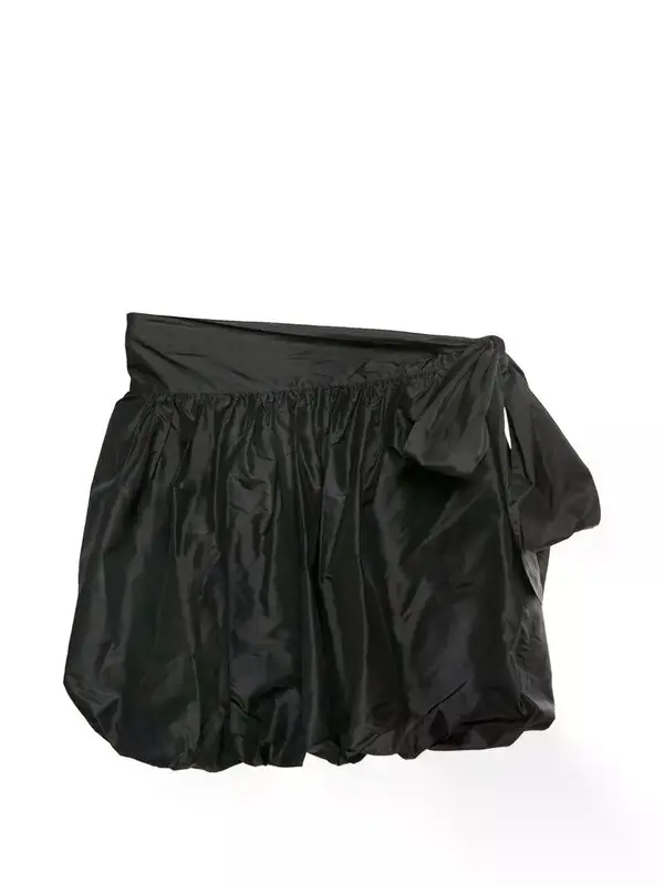 Emilio Pucci Bubble Hem Side-tie Mini Skirt - Black