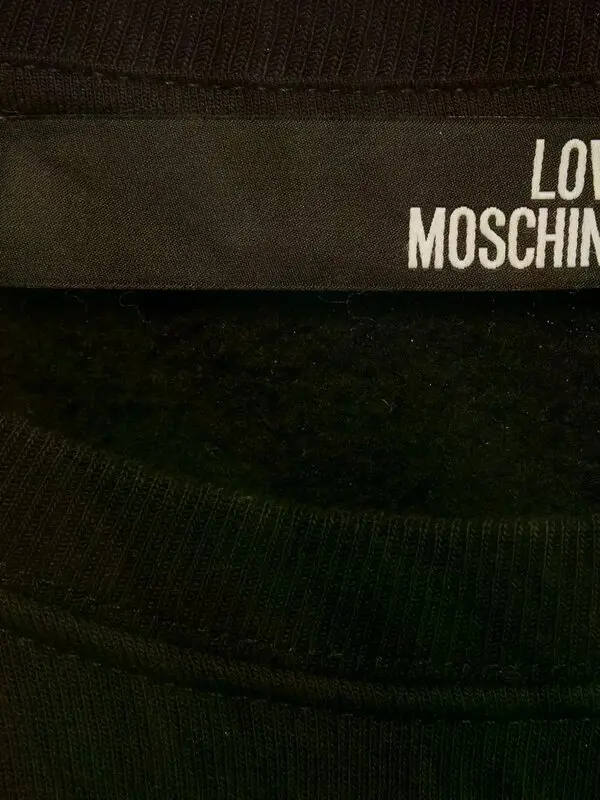 Moschino Logo Embossed Sweatshirt