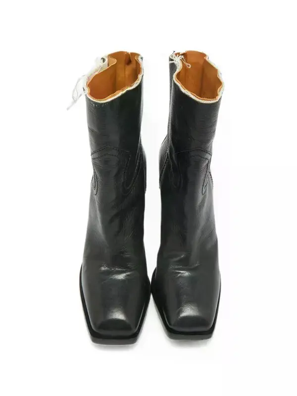 Saint Laurent Jodie Ankle Boots With Block Heel