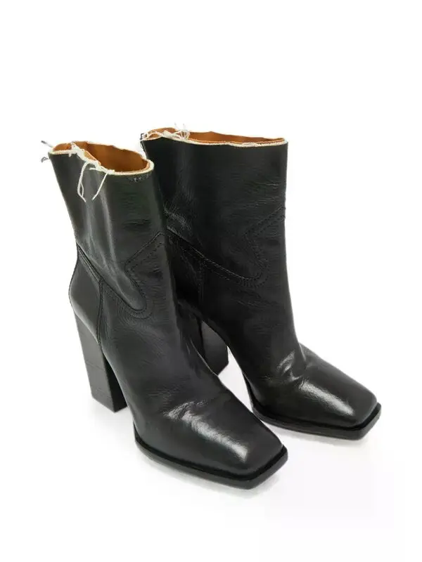 Saint Laurent Jodie Ankle Boots With Block Heel